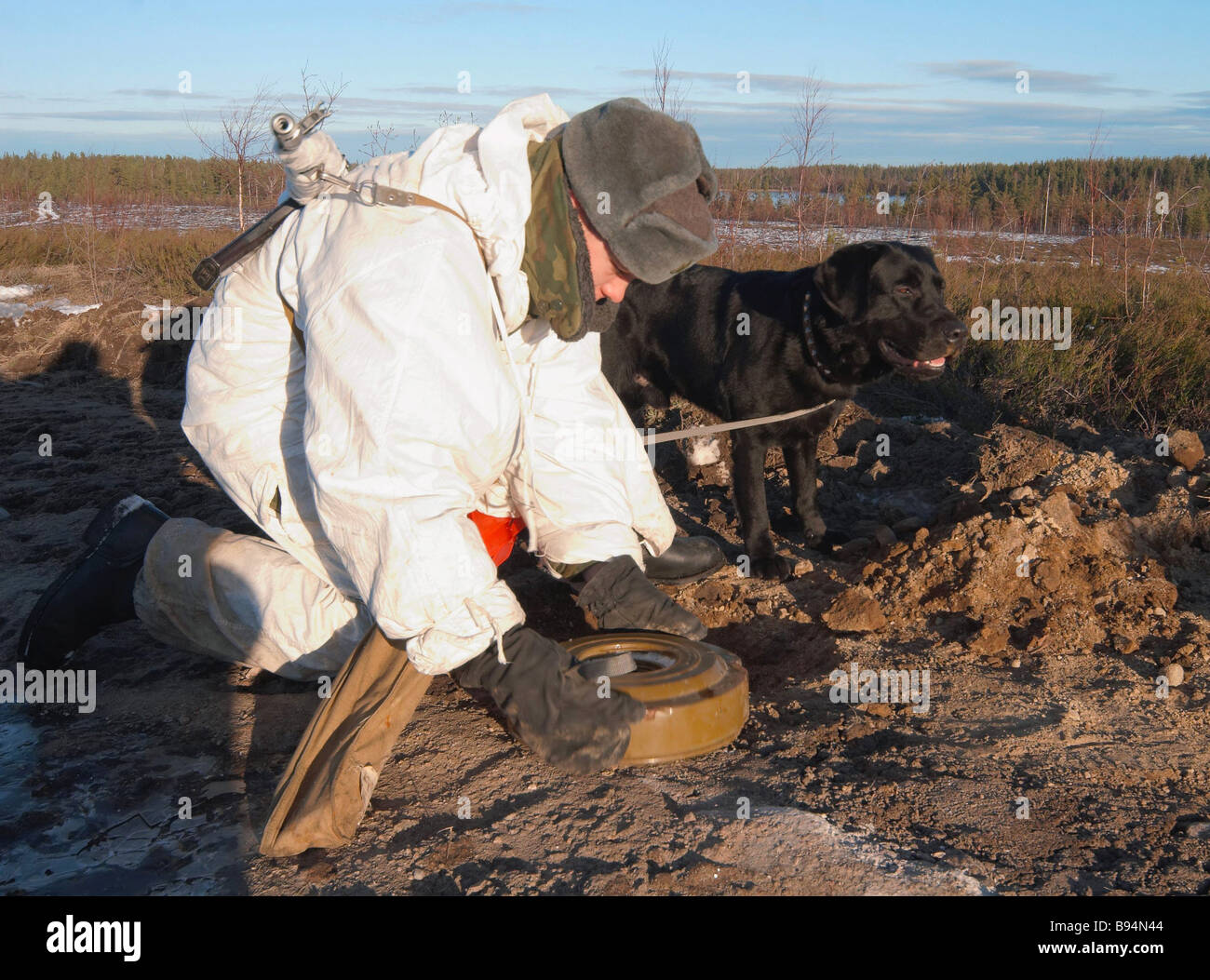 Soldiers locate and destroy mines booby traps and unexploded munitions ...