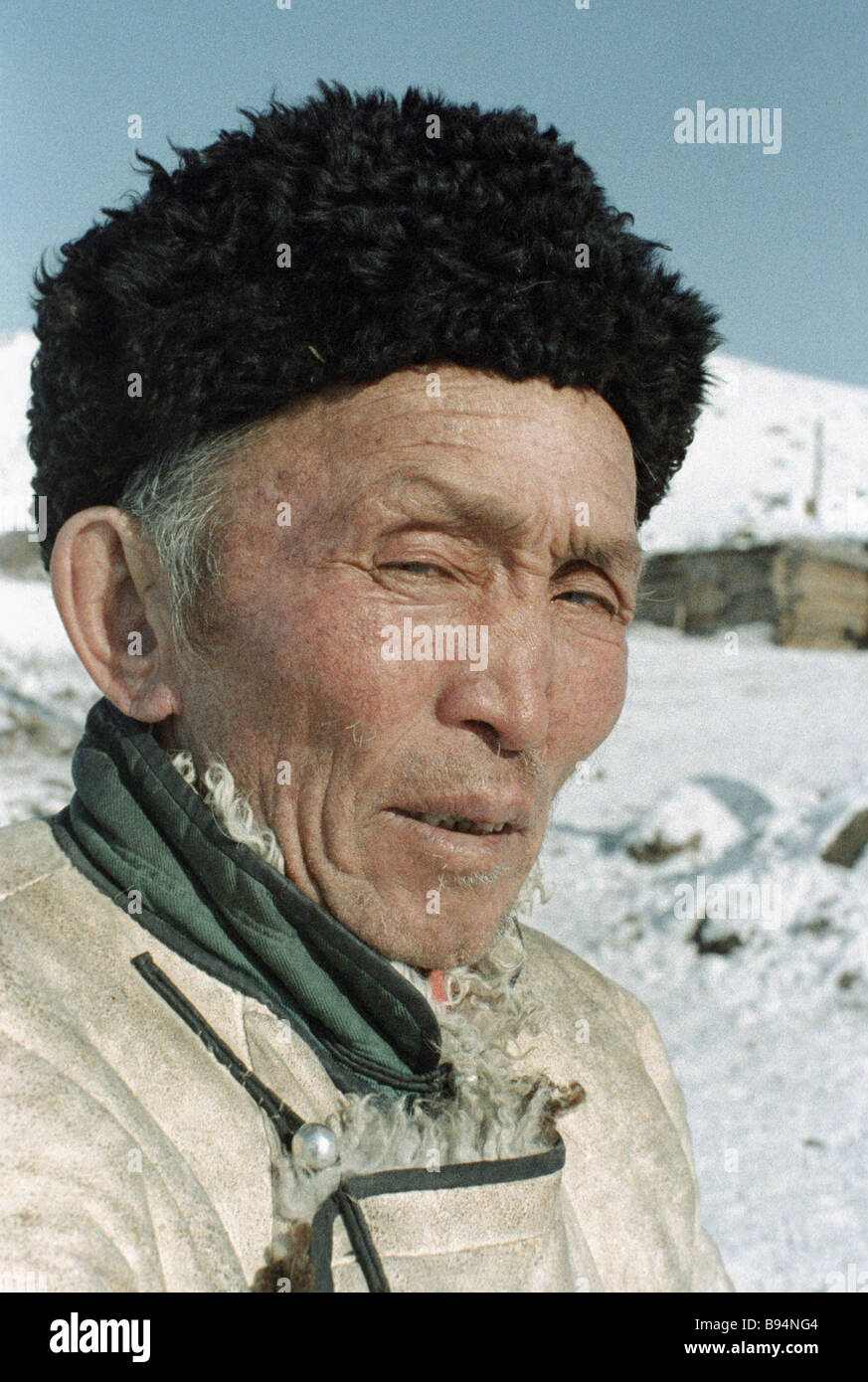 A Tuvinian shepherd Stock Photo - Alamy