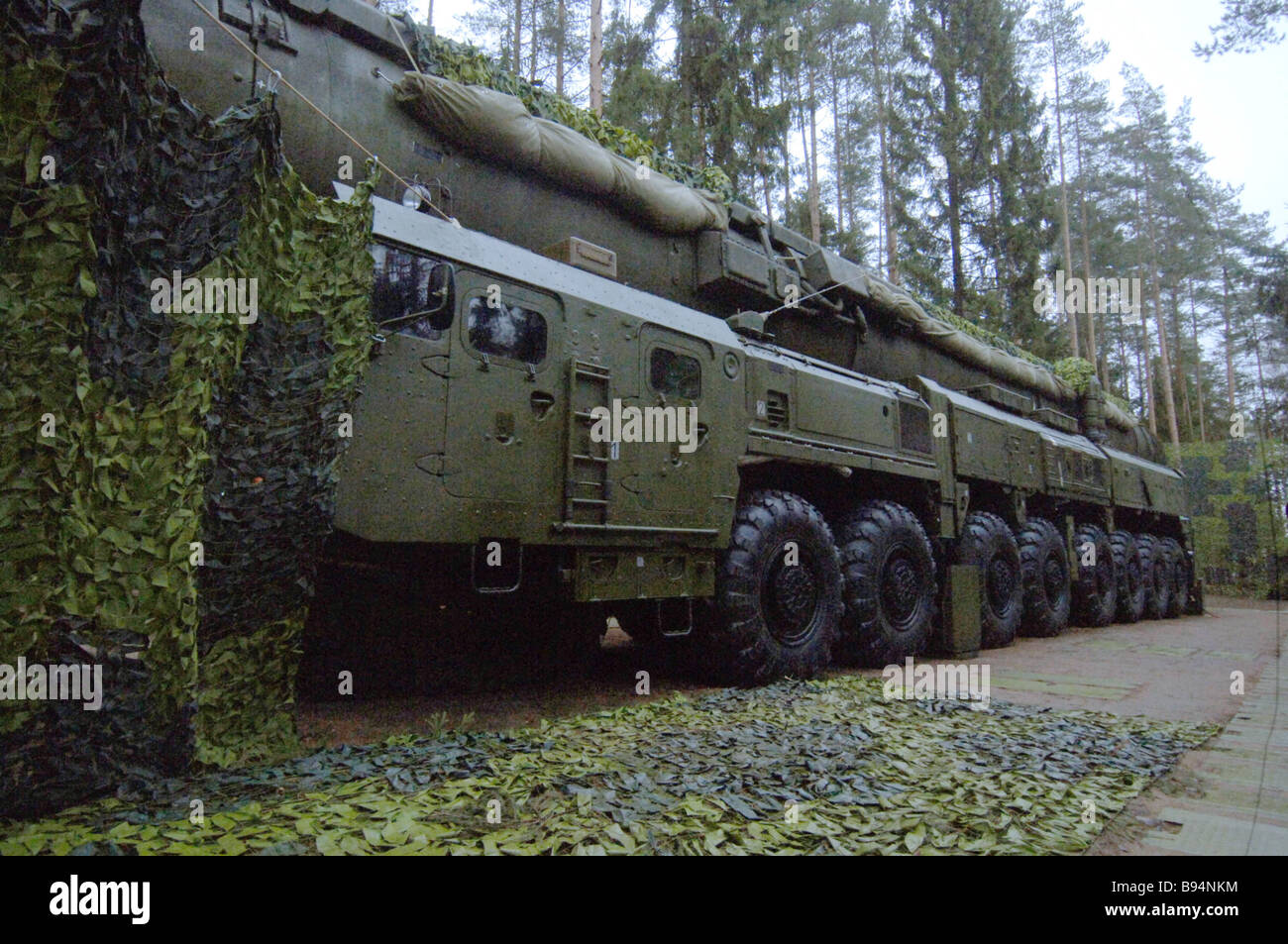 Land based mobile strategic missile system Topol M with elements of ...