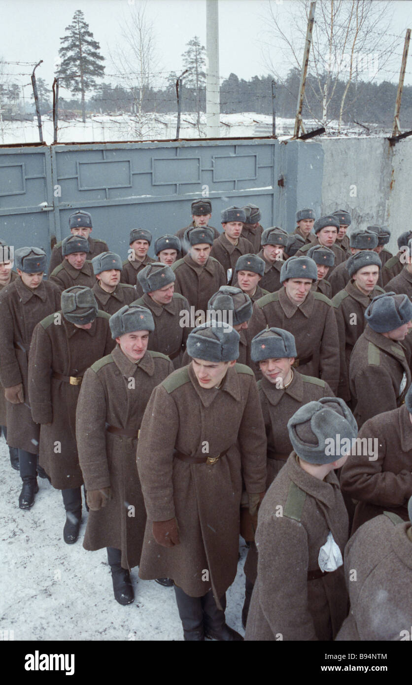 Convicted soldiers of disciplinary battalion Stock Photo - Alamy