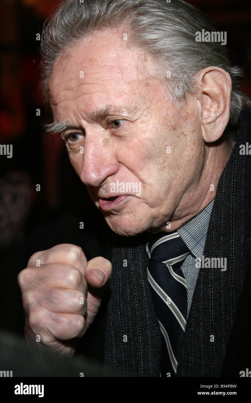 Writer Genrikh Borovik before premiere of new historical epic 1612 ...