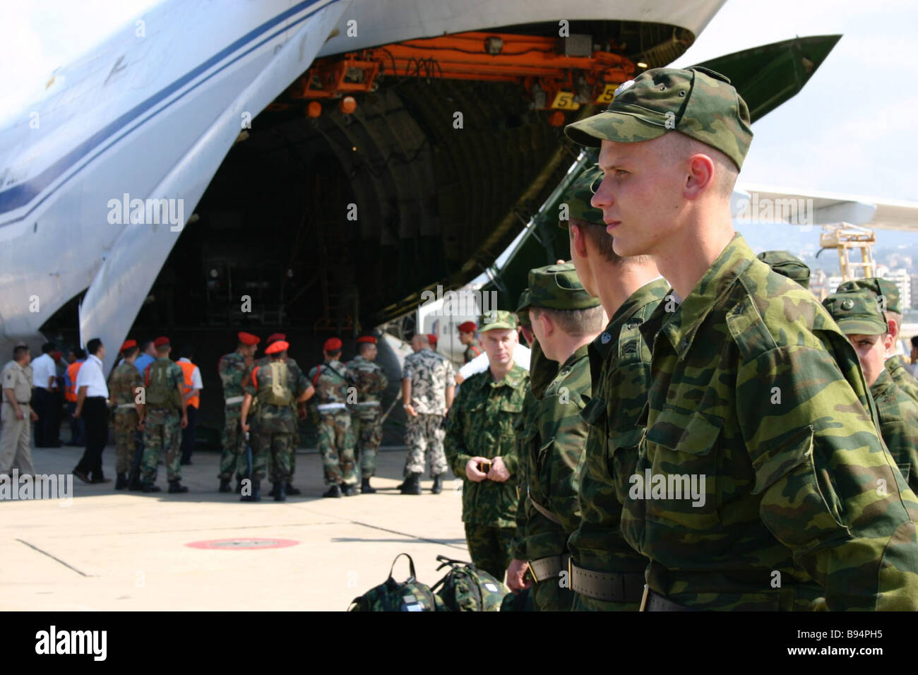 The first group of servicemen of the separate motorized rifle battalion ...