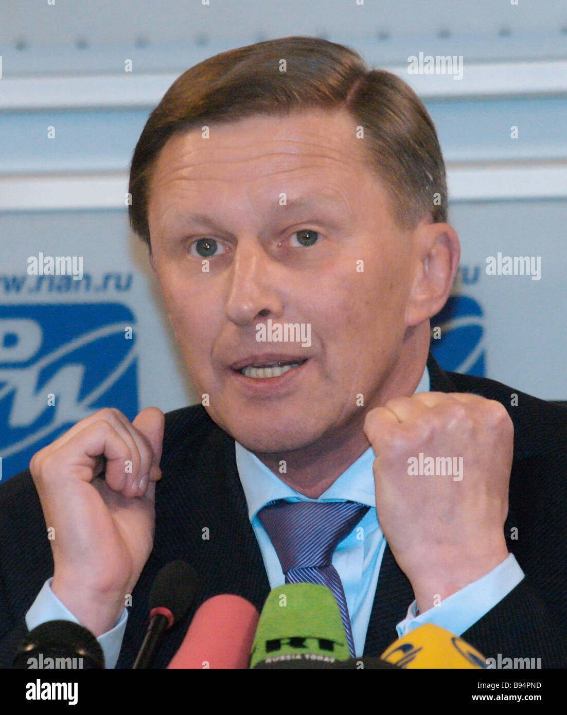 Sergei Ivanov Russian Defense Minister and Deputy Prime Minister ...