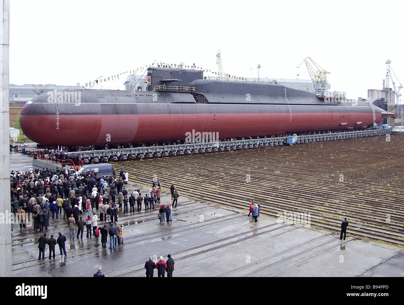 The K 117 Bryansk strategic underwater missile cruiser the 1 000th ...