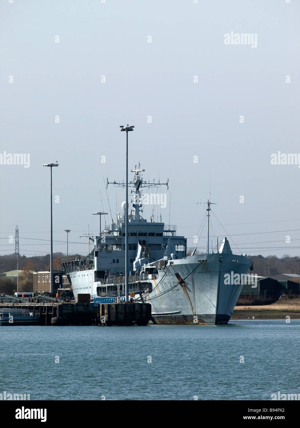 RFA Landing Ship Sir Percivale laid up in Southampton UK after being ...