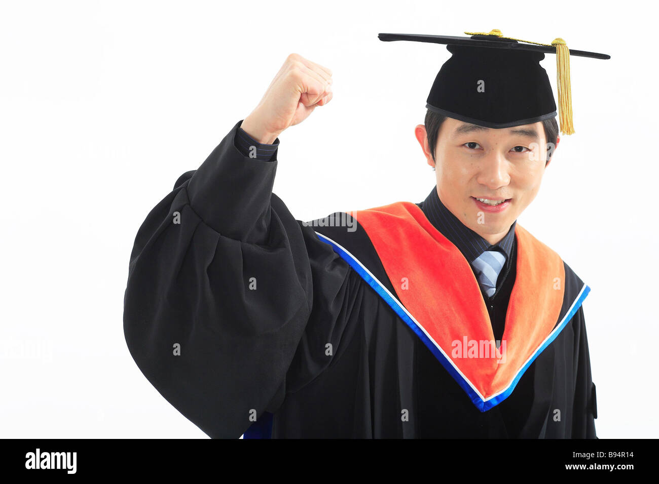 Man in University Graduation Stock Photo - Alamy