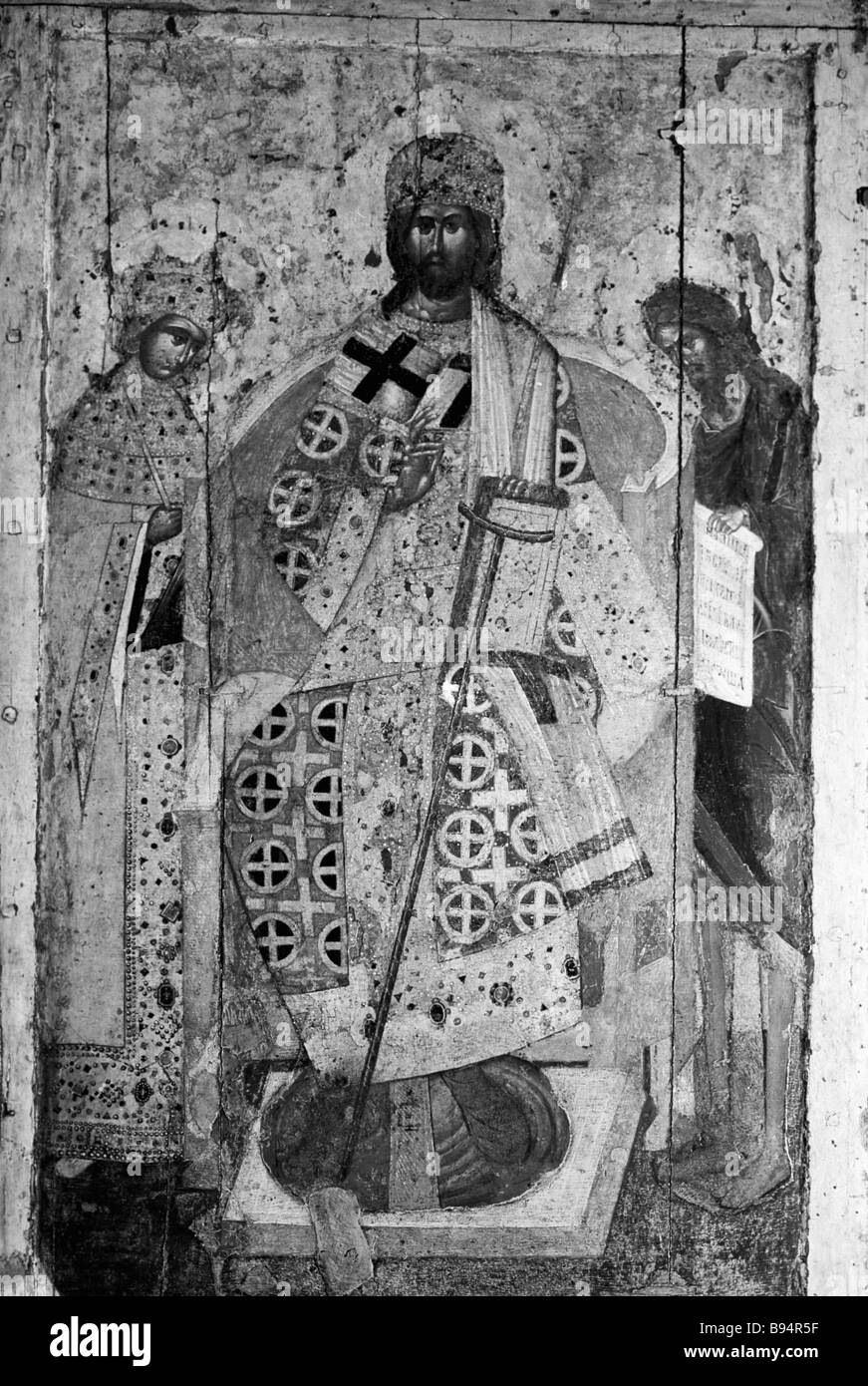 A reproduction of the icon The Appearance of the Tsaritsa end of the ...