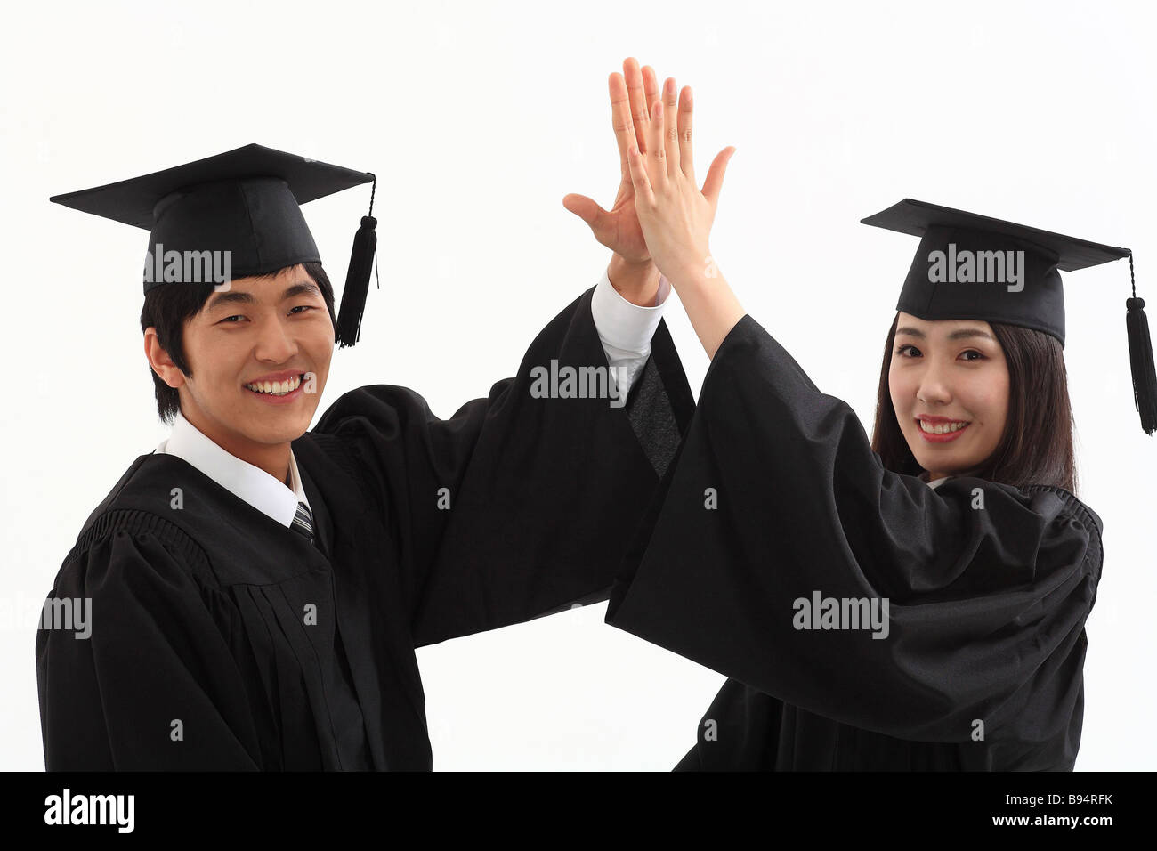 Asian Graduation People Stock Photo - Alamy