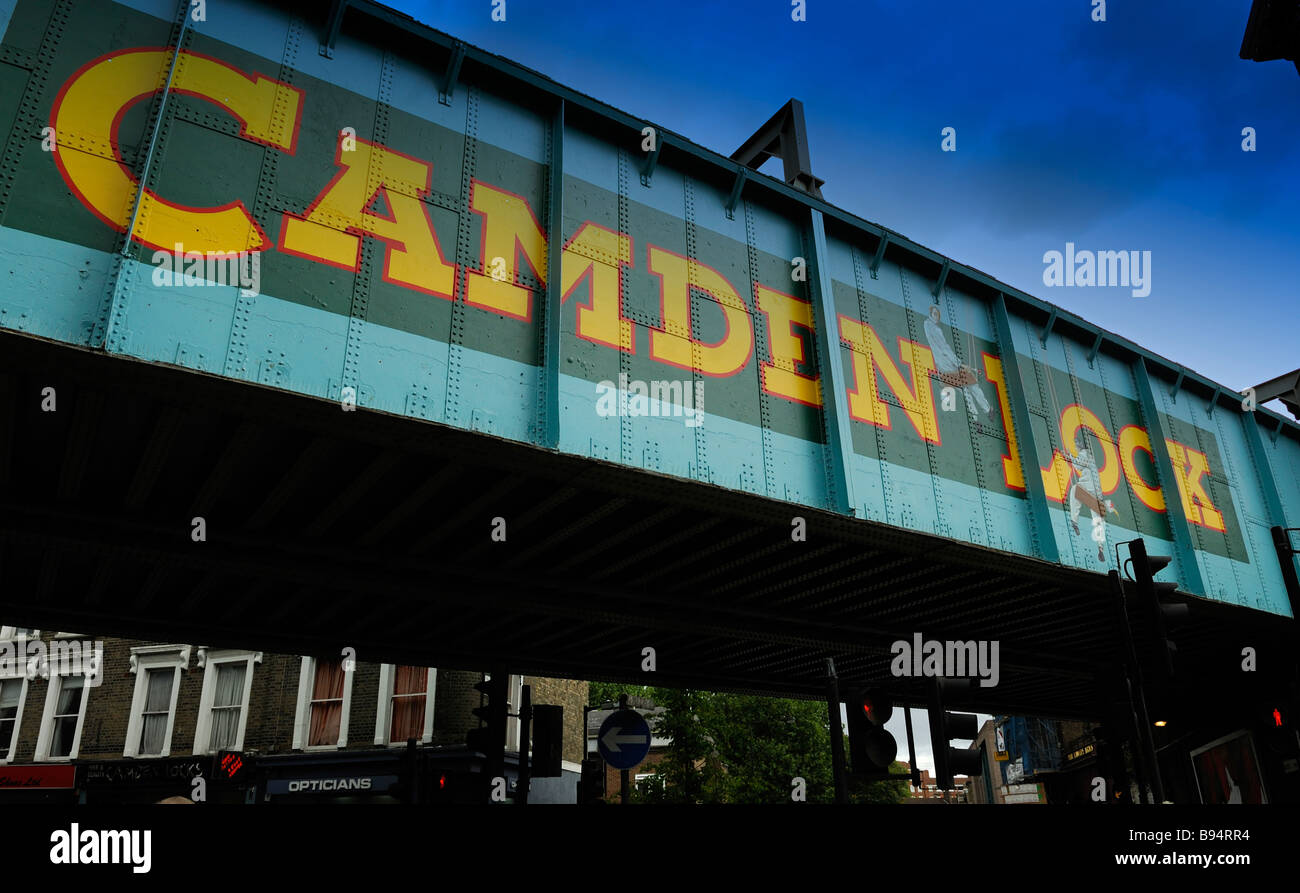 Camden town railway bridge hi-res stock photography and images - Alamy