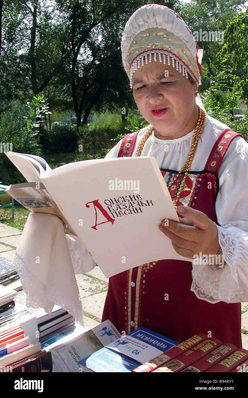 The Cossack village of Starocherkasskaya in the Rostov Region hosting a ...
