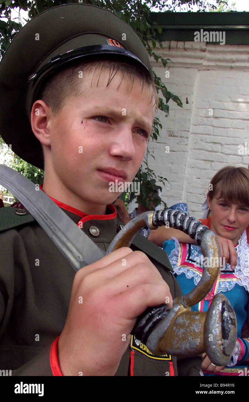 The Cossack village of Starocherkasskaya in the Rostov Region hosting a ...