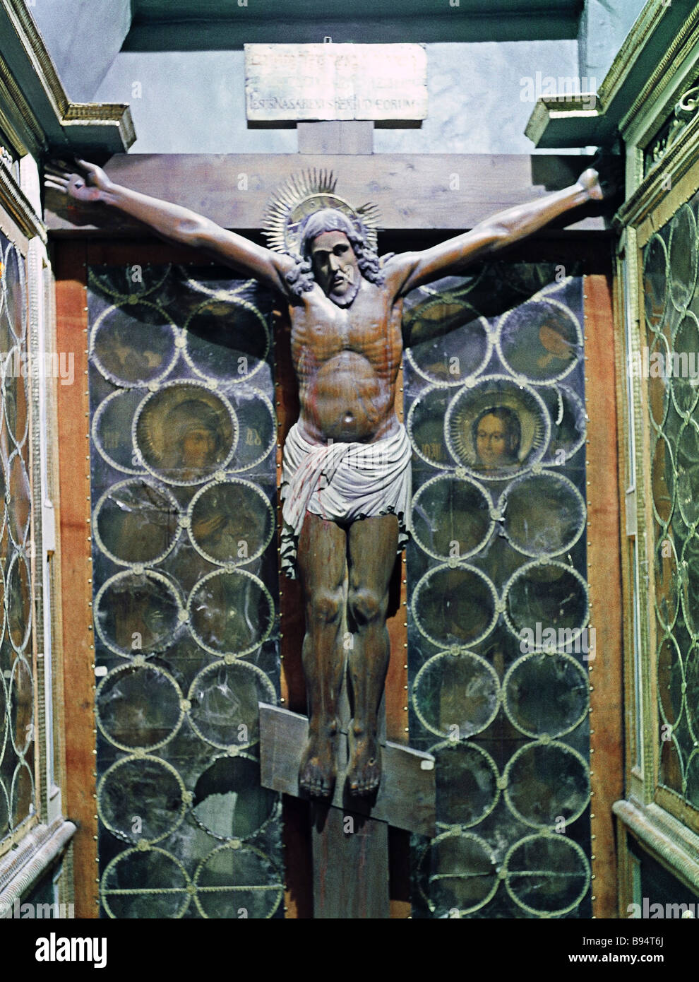 Crucifix from the Crucifixion Church of the Moscow Kremlin Stock Photo ...