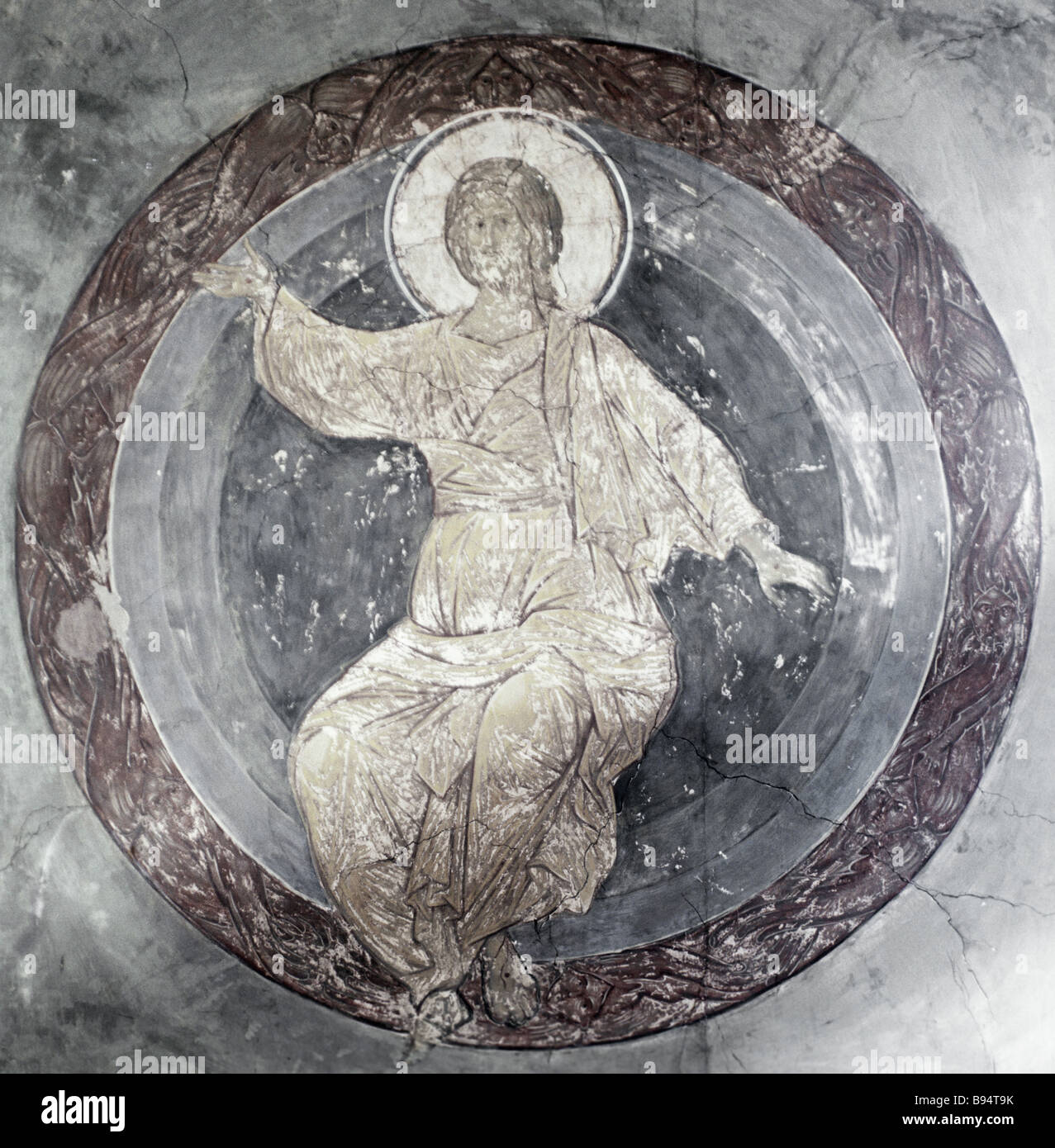 The Savior Mural by Andrei Rublev The Dormition Cathedral Vladimir ...