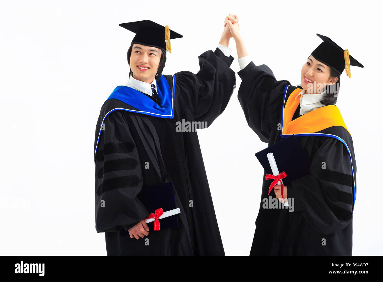 Asian Graduation People Stock Photo - Alamy