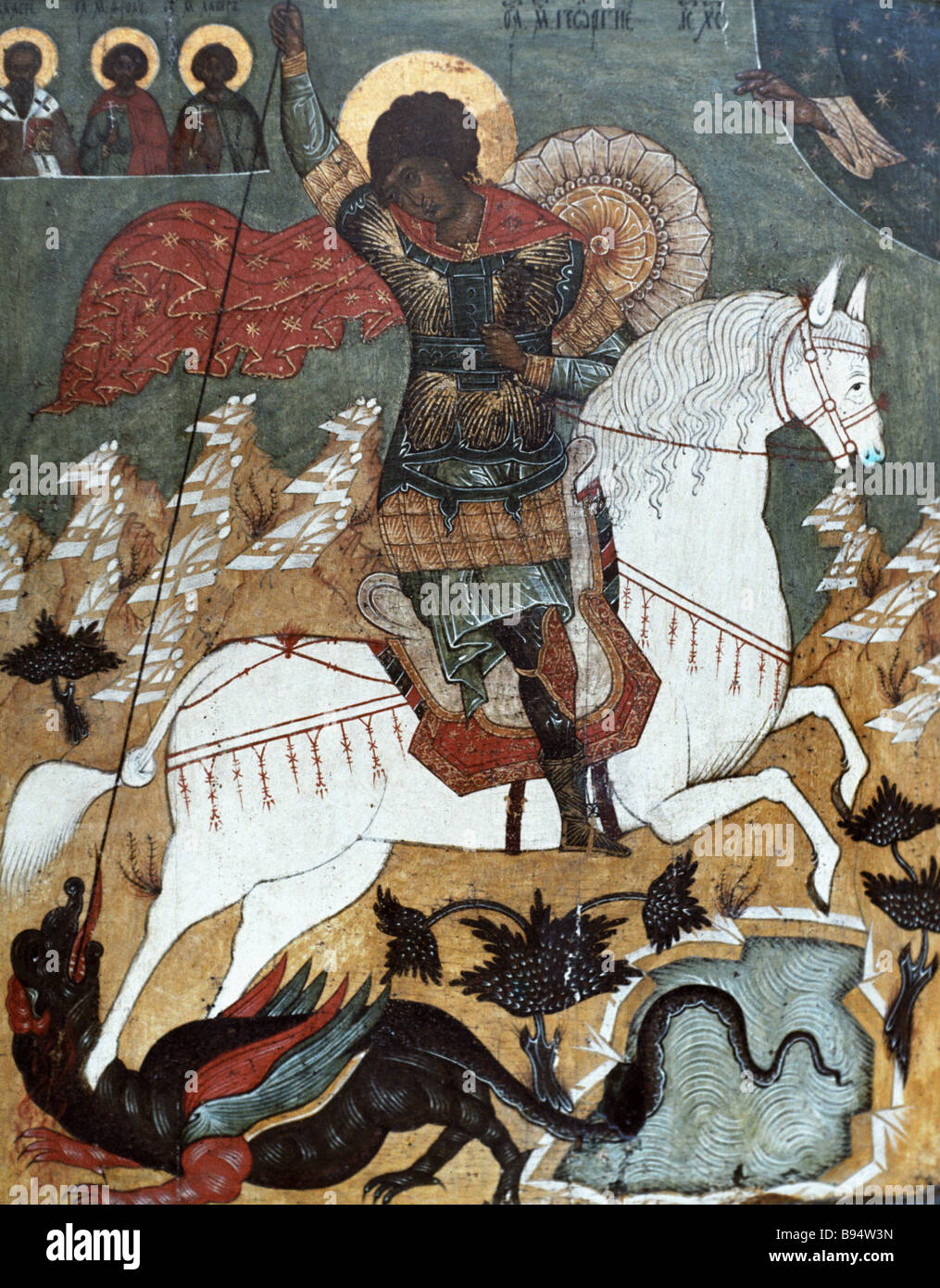 The Miracle of St George Icon Andrei Rublev Museum of Medieval Russian ...