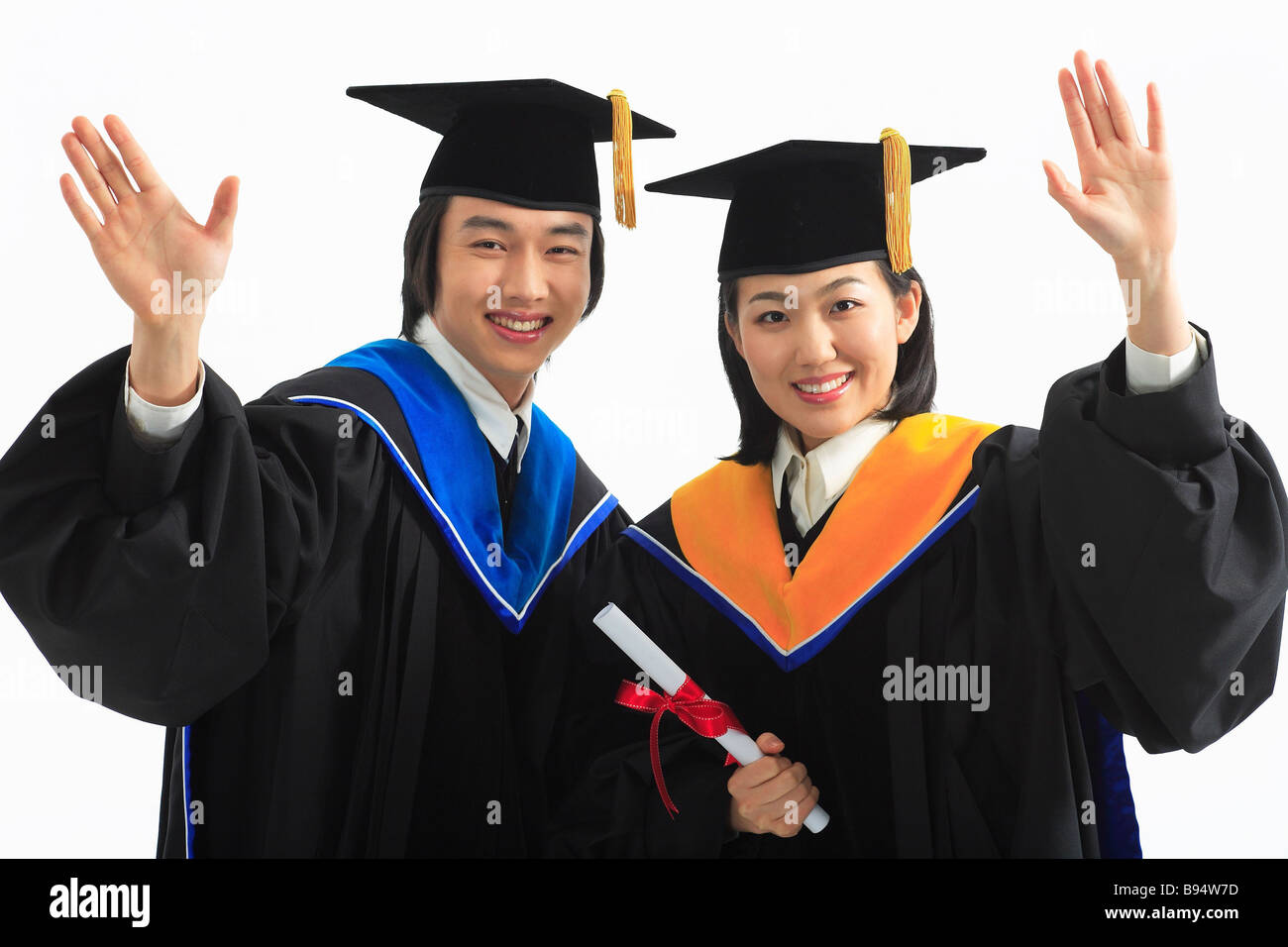 Asian Graduation People Stock Photo - Alamy