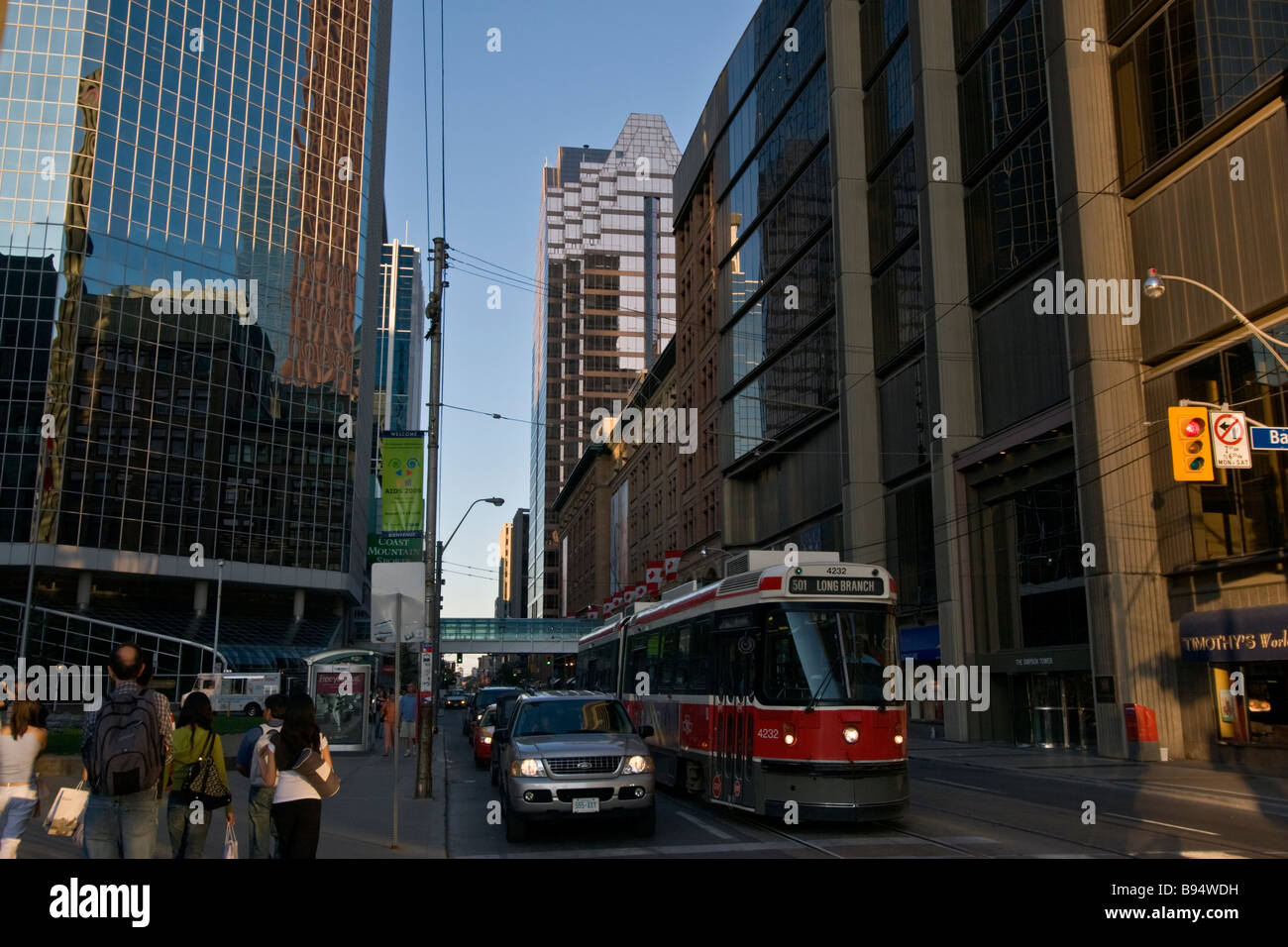 A view of Queen street, in downtown Toronto, Canada Stock Photo - Alamy