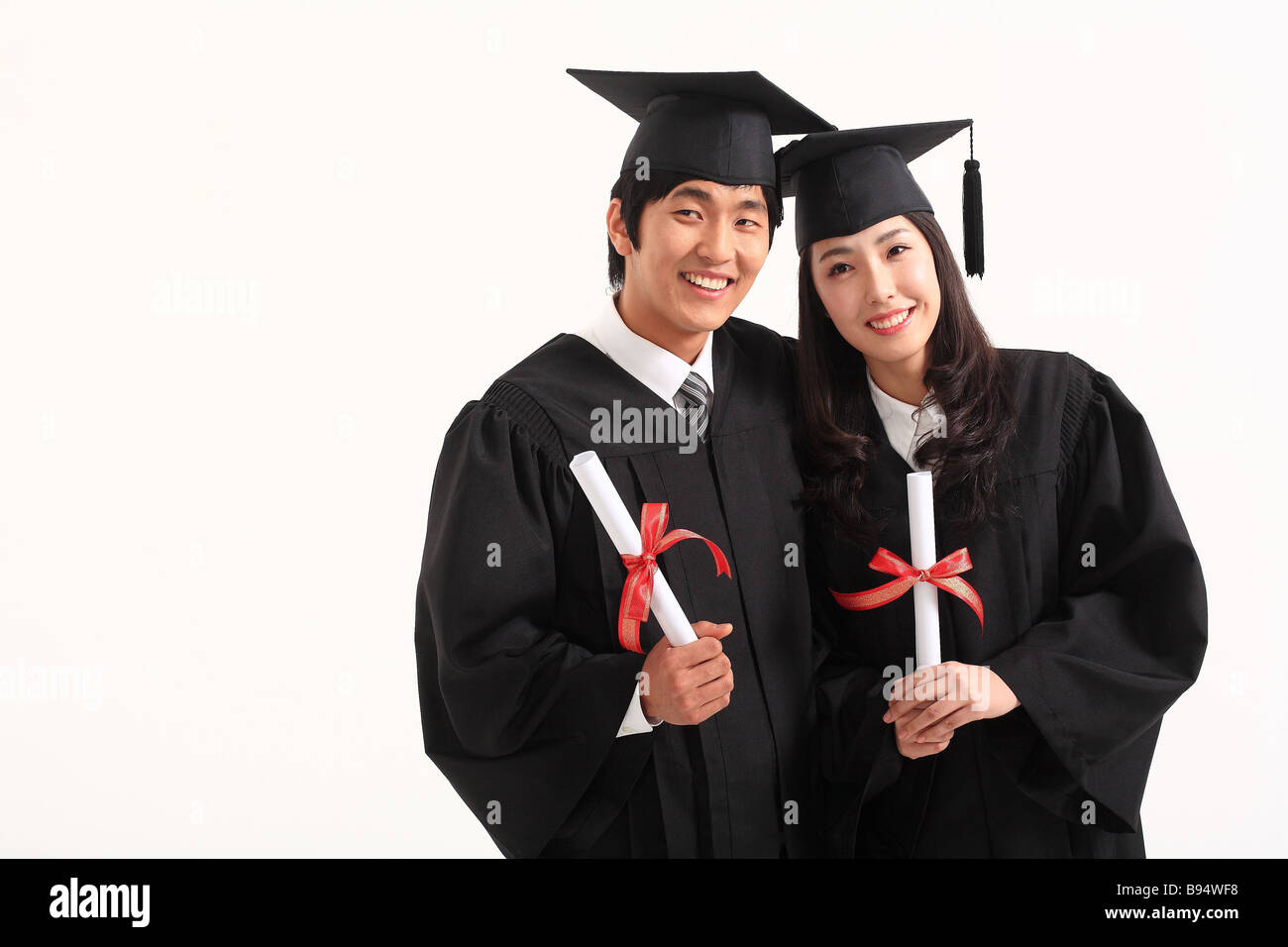 Asian Graduation People Stock Photo - Alamy