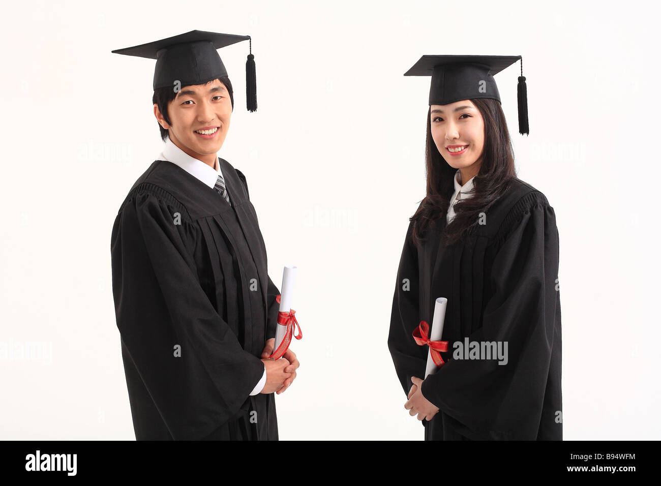 Asian Graduation People Stock Photo - Alamy