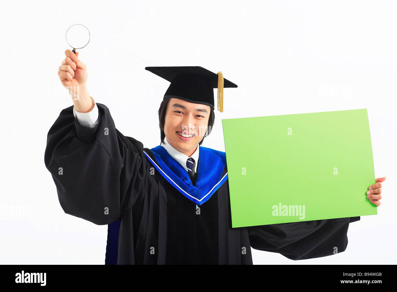Man in University Graduation Stock Photo - Alamy