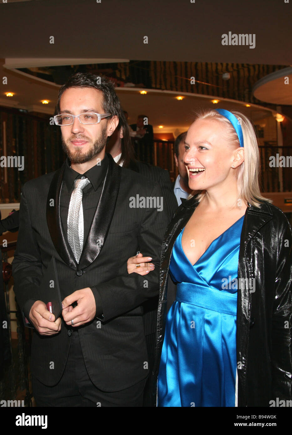 Designer Maxim Chernetsov with girlfriend anticipating the Person of ...