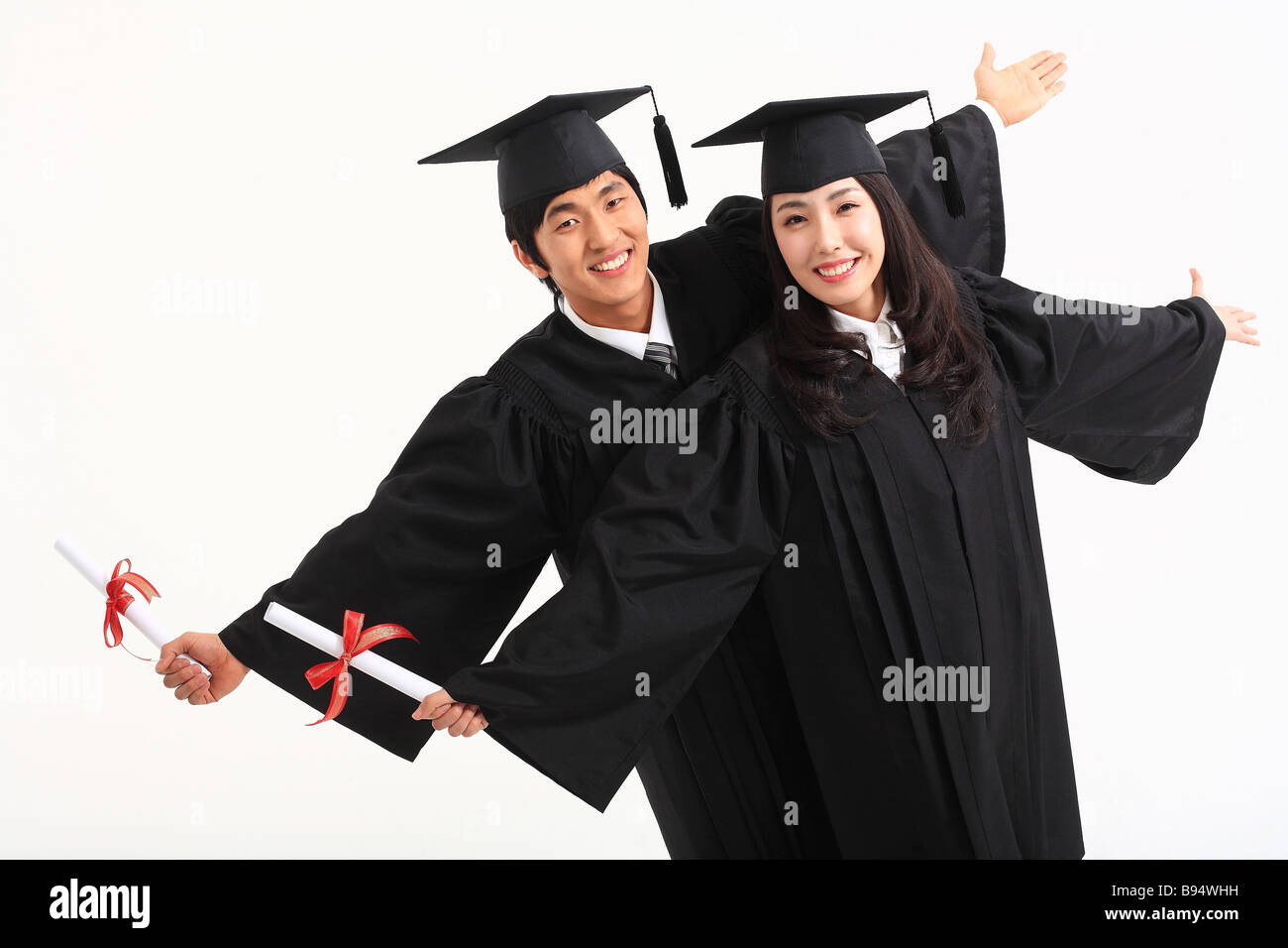 Asian Graduation People Stock Photo - Alamy