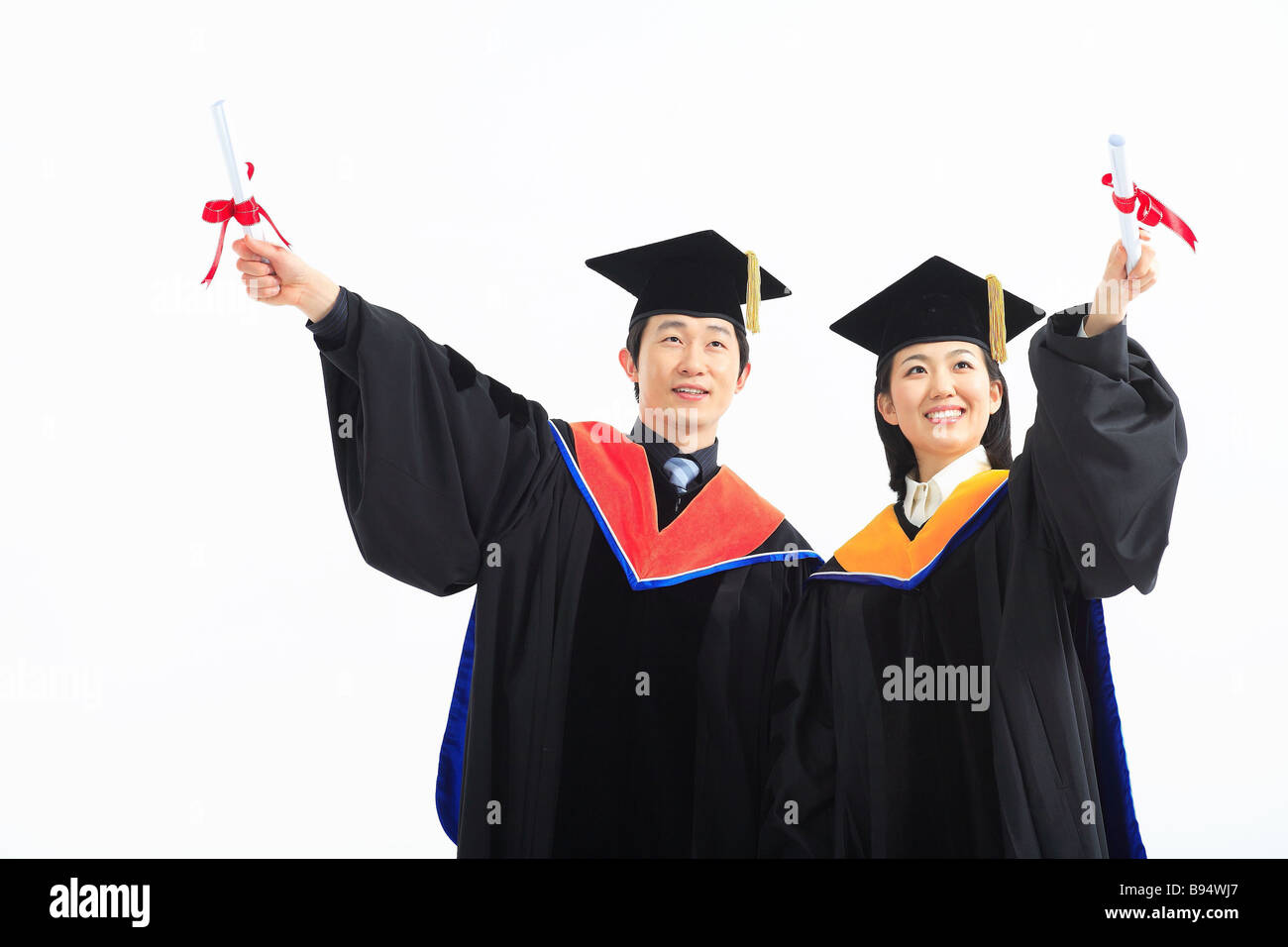 Asian Graduation People Stock Photo - Alamy