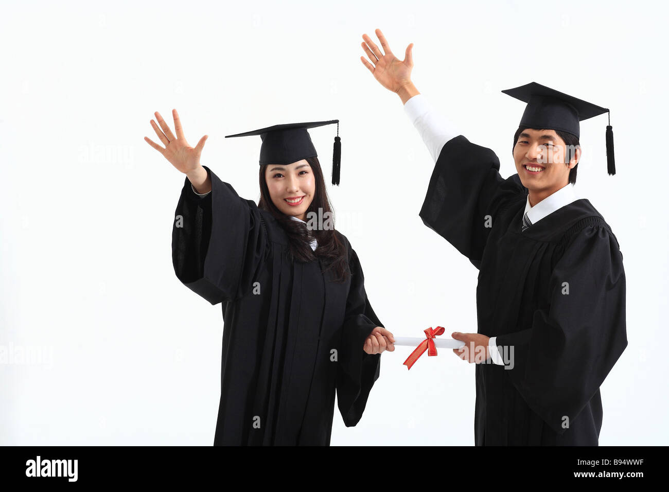 Asian Graduation People Stock Photo - Alamy