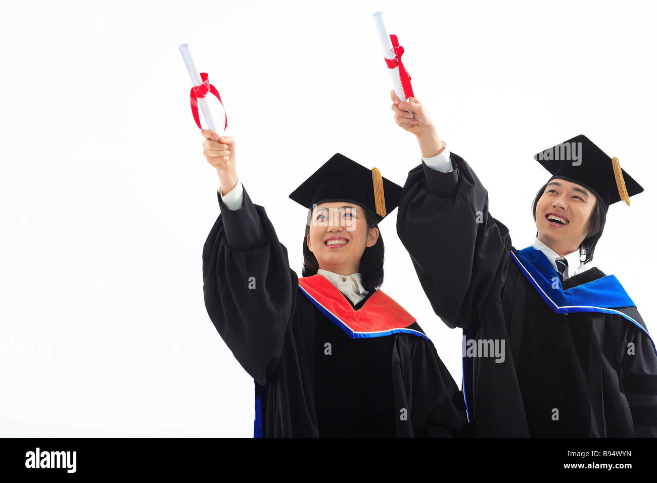 Asian Graduation People Stock Photo - Alamy
