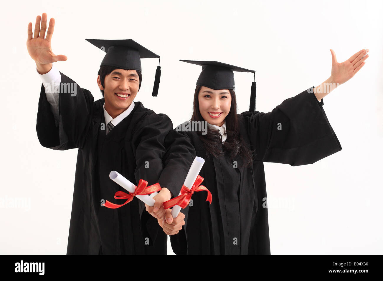 Asian Graduation People Stock Photo - Alamy