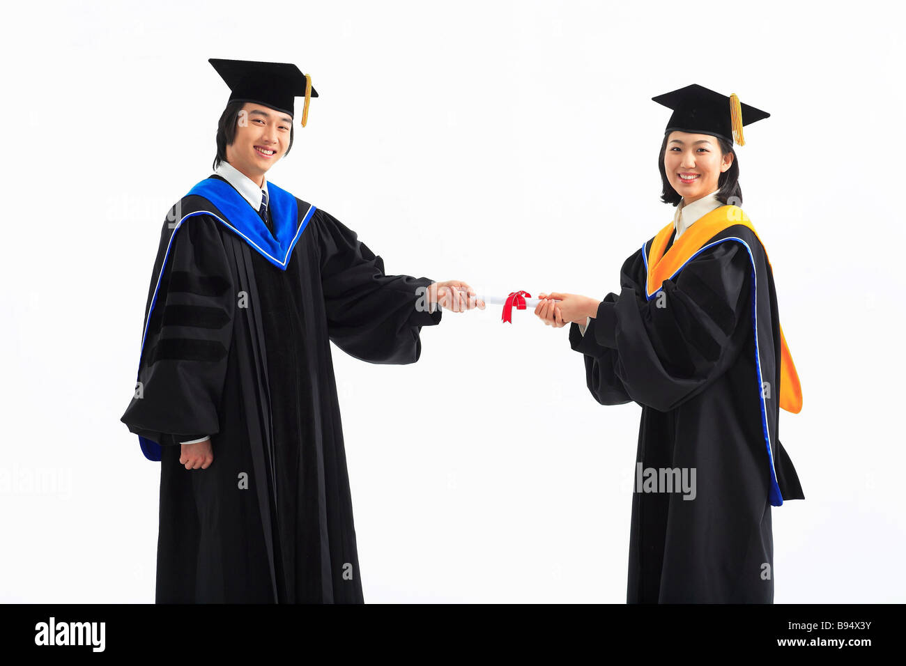 Asian Graduation People Stock Photo - Alamy
