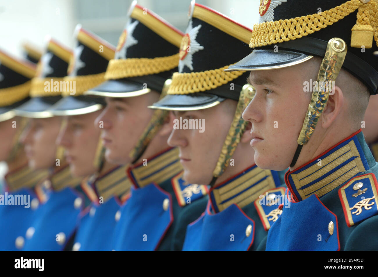 Russia s Presidential Regiment troops during regimental colors ...