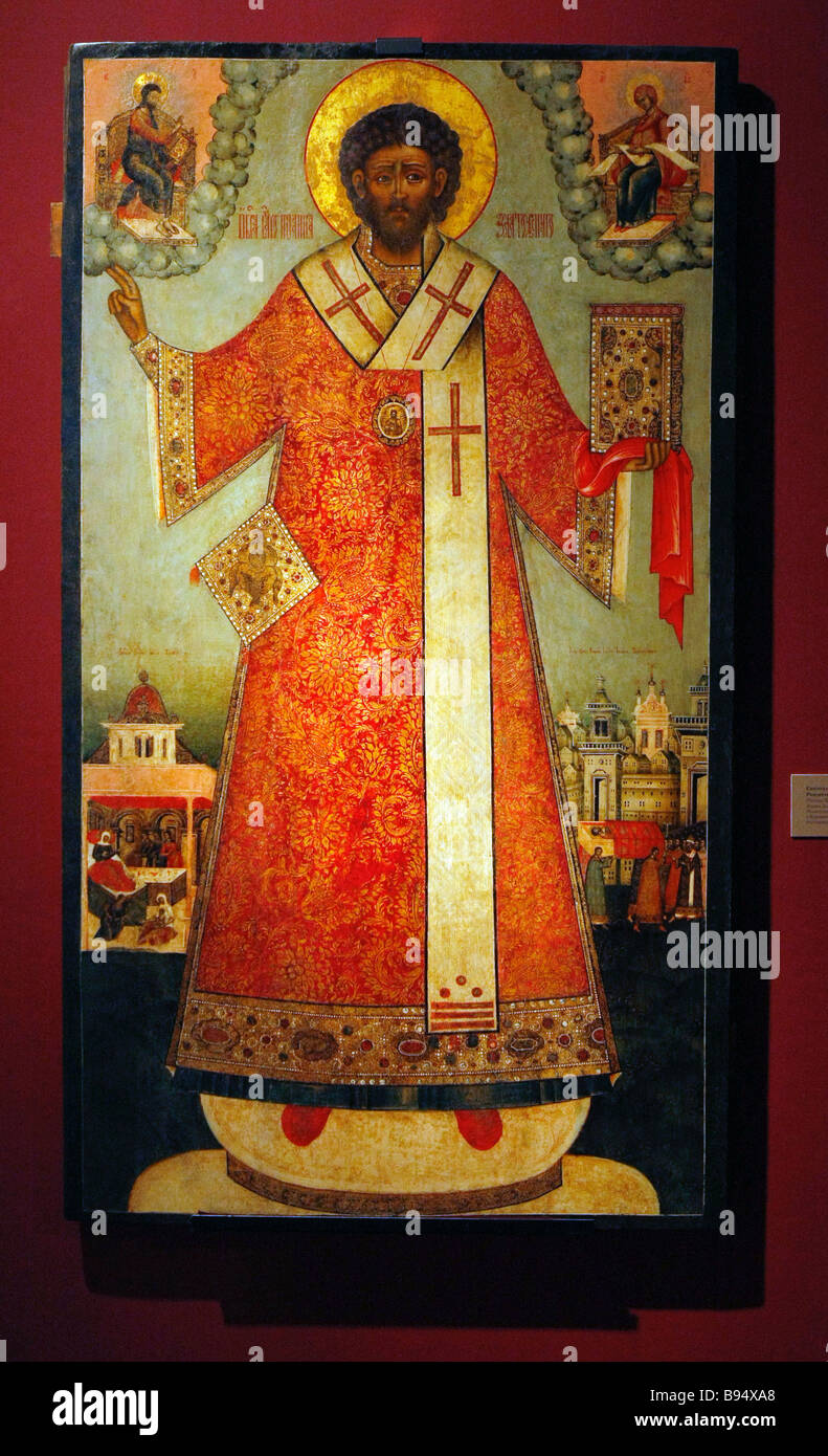 Early 17th century icon Saint John the Baptist With Scenes of Christmas ...