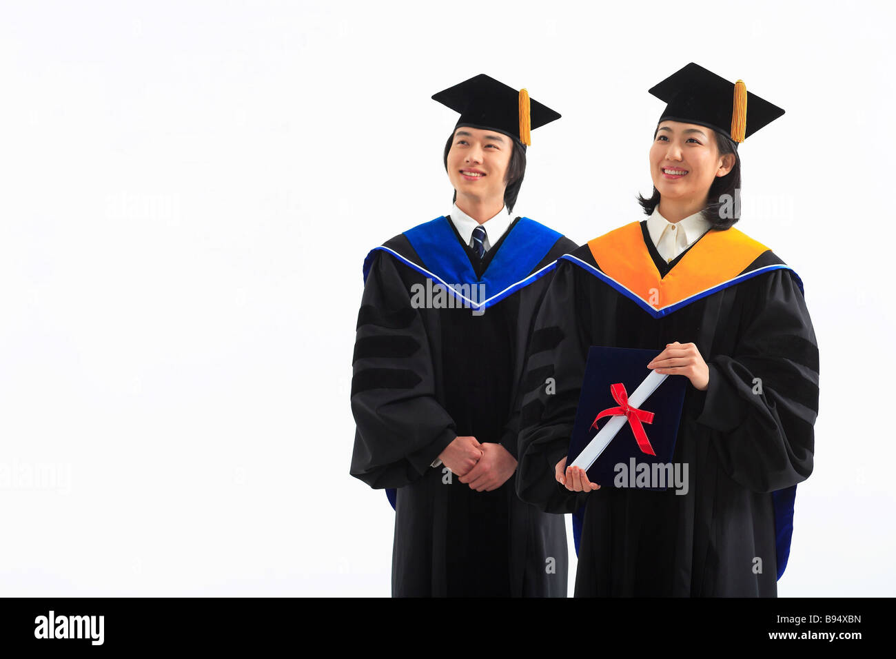 Asian Graduation People Stock Photo - Alamy