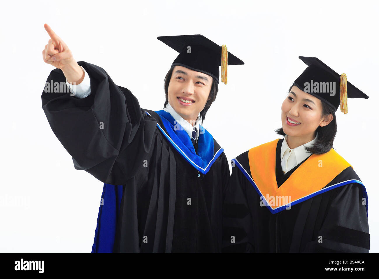 Asian Graduation People Stock Photo - Alamy