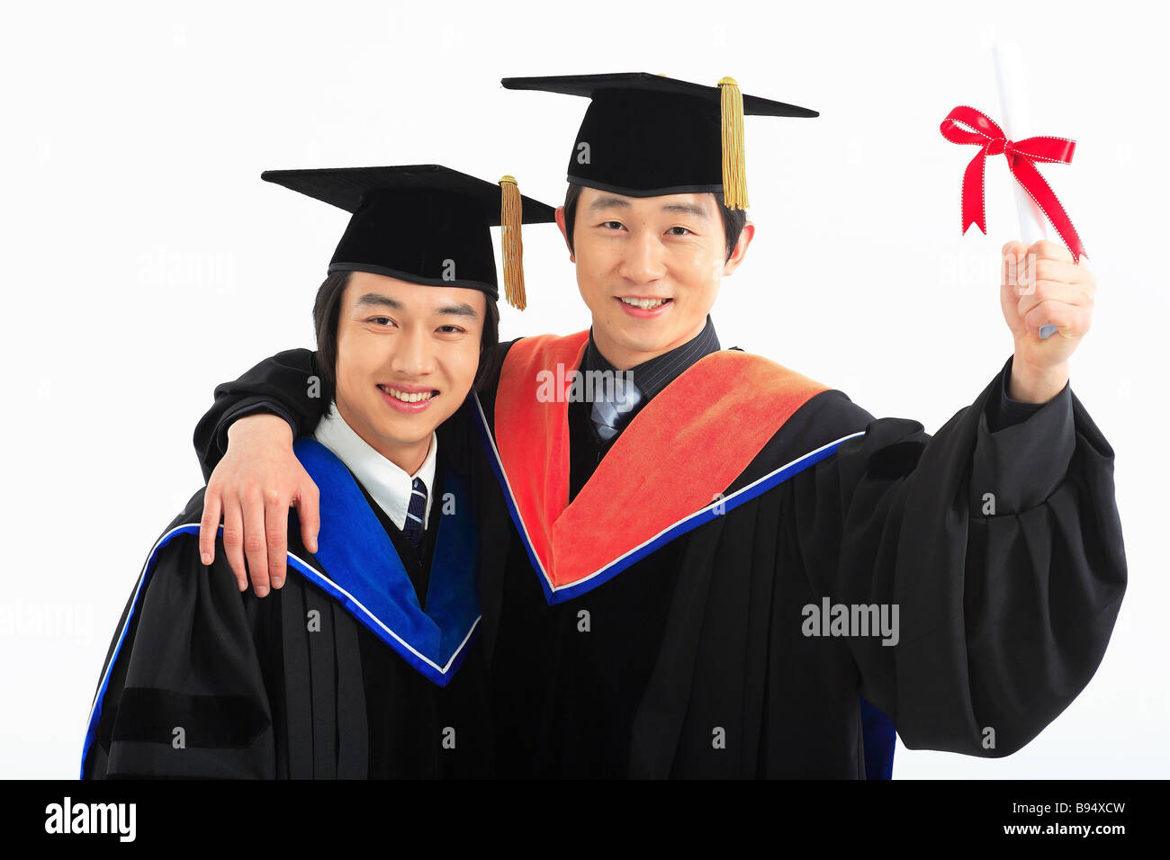 Asian Graduation People Stock Photo - Alamy