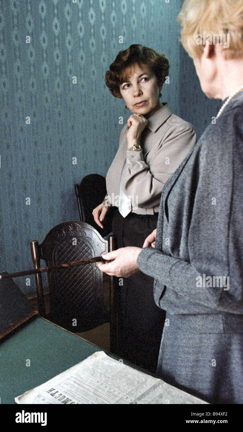 Raisa Gorbachev at the Lenin House Museum Kuibyshev Stock Photo - Alamy