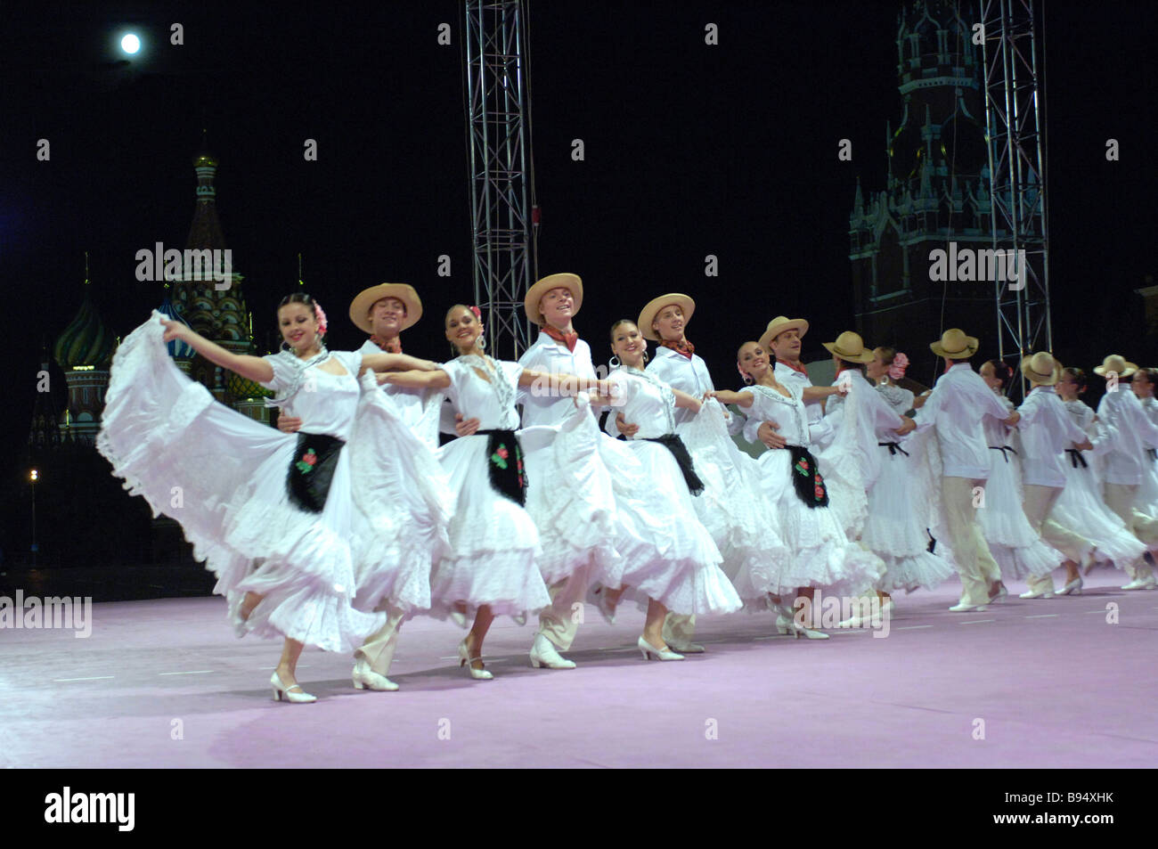 Igor Moiseev s dancing group at a concert GUM Moscow State Department ...