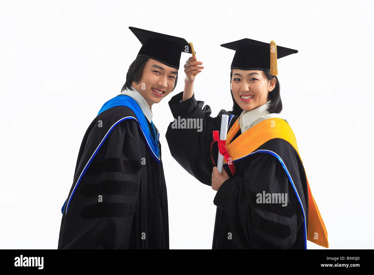 Asian Graduation People Stock Photo - Alamy