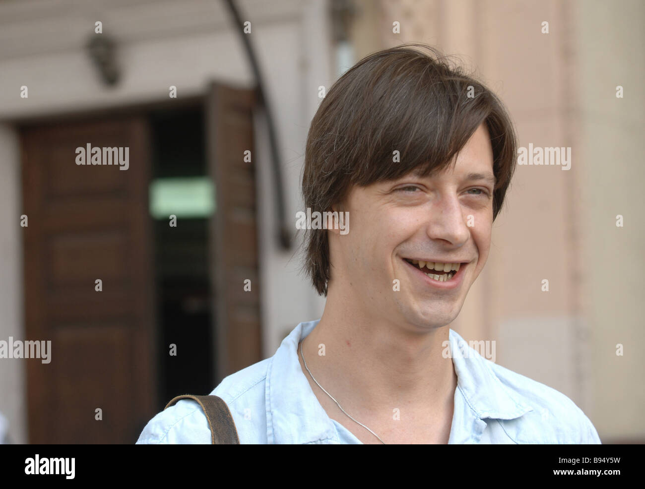 Actor Kirill Pirogov during a meeting of the Pyotr Fomenko s Studio ...