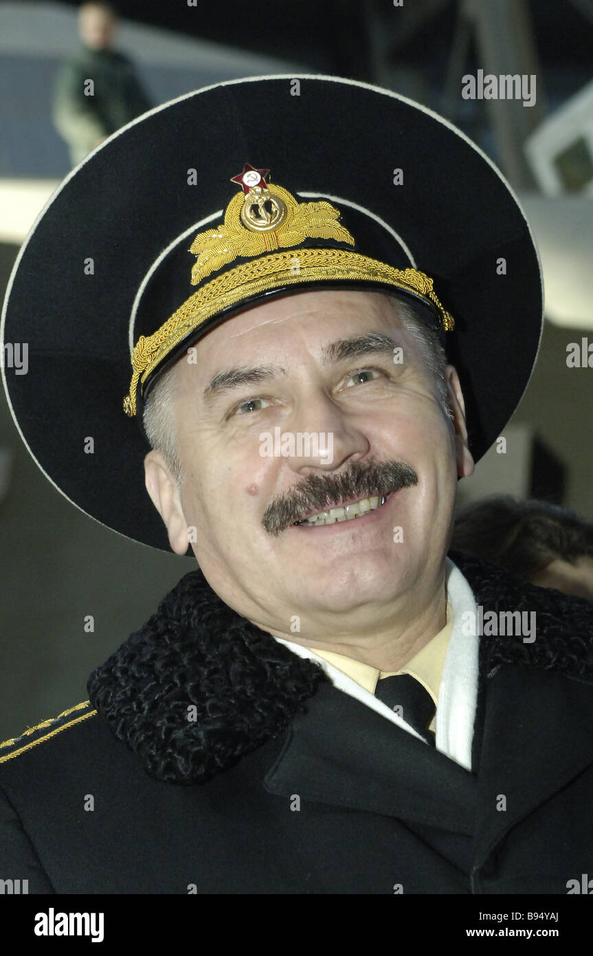 Admiral Vladimir Masorin Russian Navy Commander at the Makhachkala ...