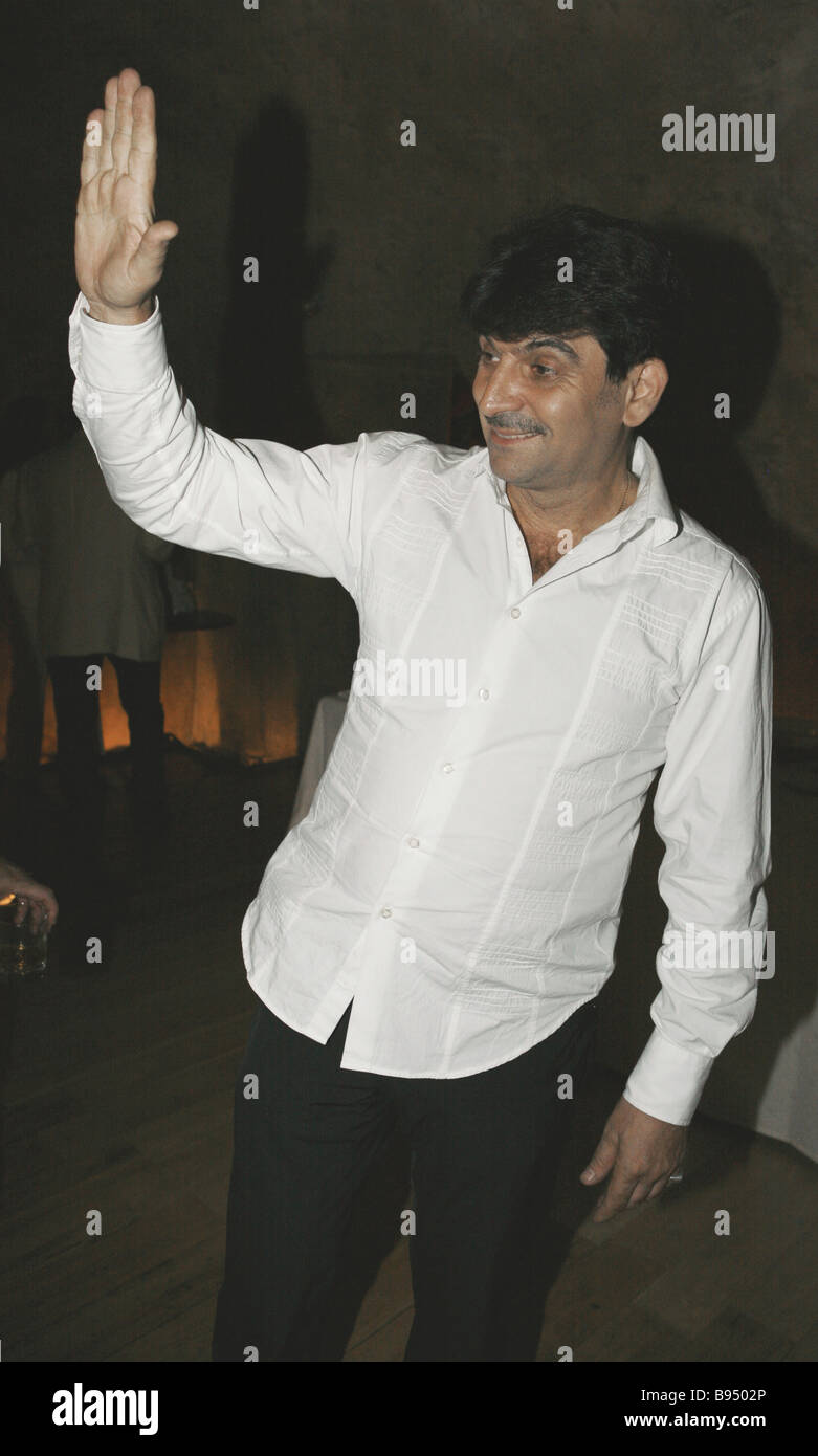 Poet Vladimir Vishnevsky a member of the panel of judges attending the ...