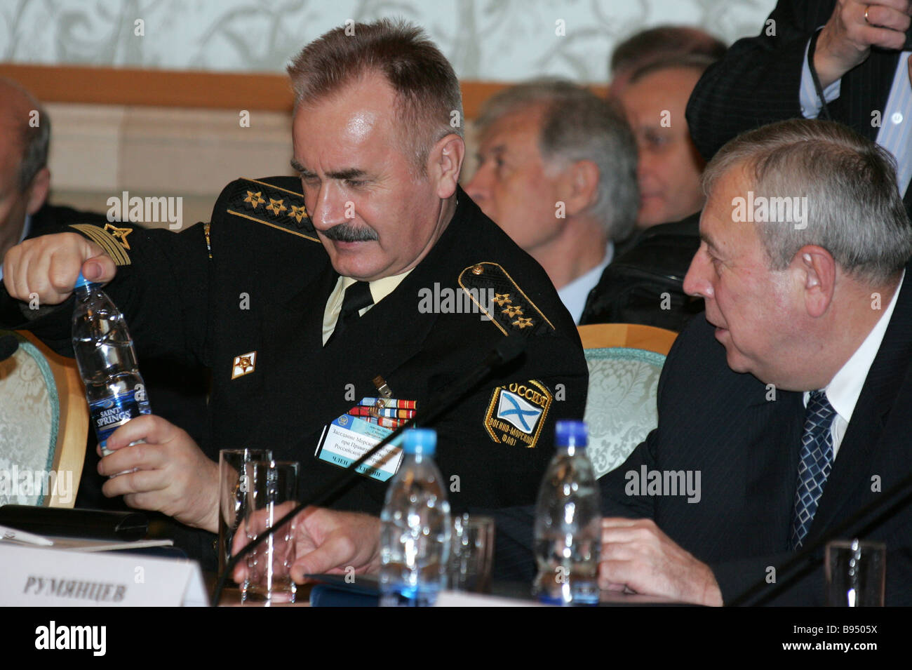 Admiral Vladimir Masorin Commander in Chief of the Russian Navy and ...