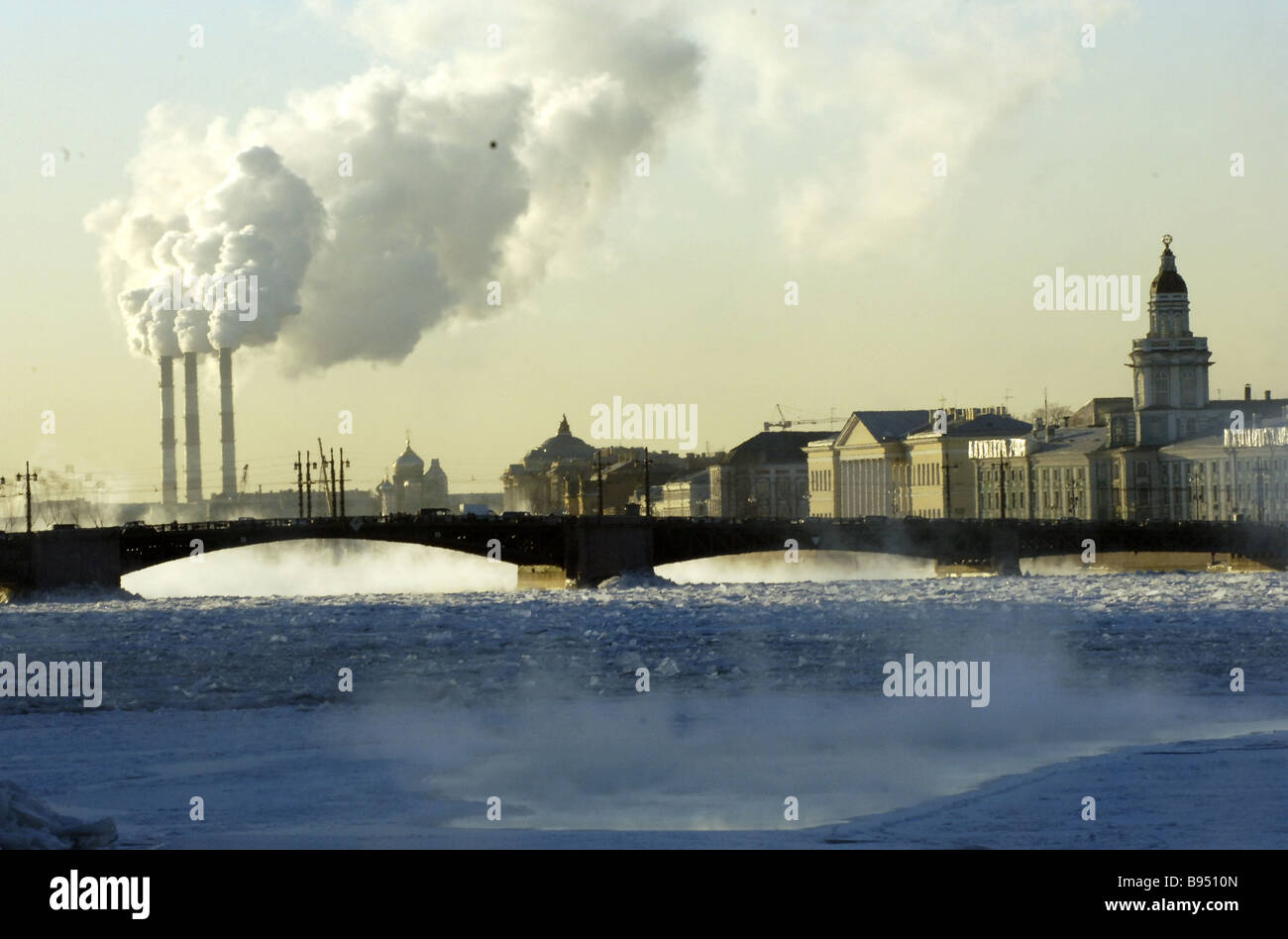 Frosts have come to the Northern capital Stock Photo - Alamy