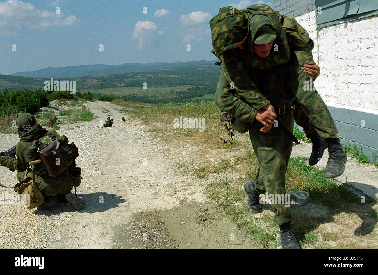 Russian airborne troops reconnaissance squads and other units had a ...