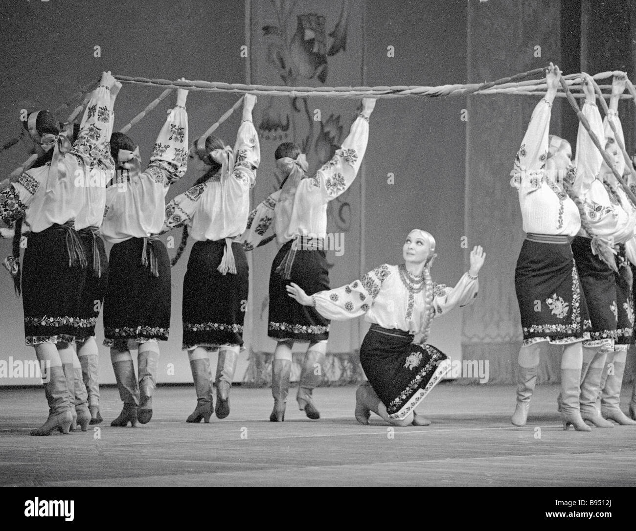 Virsky ensemble artists perform a folk dance Stock Photo - Alamy