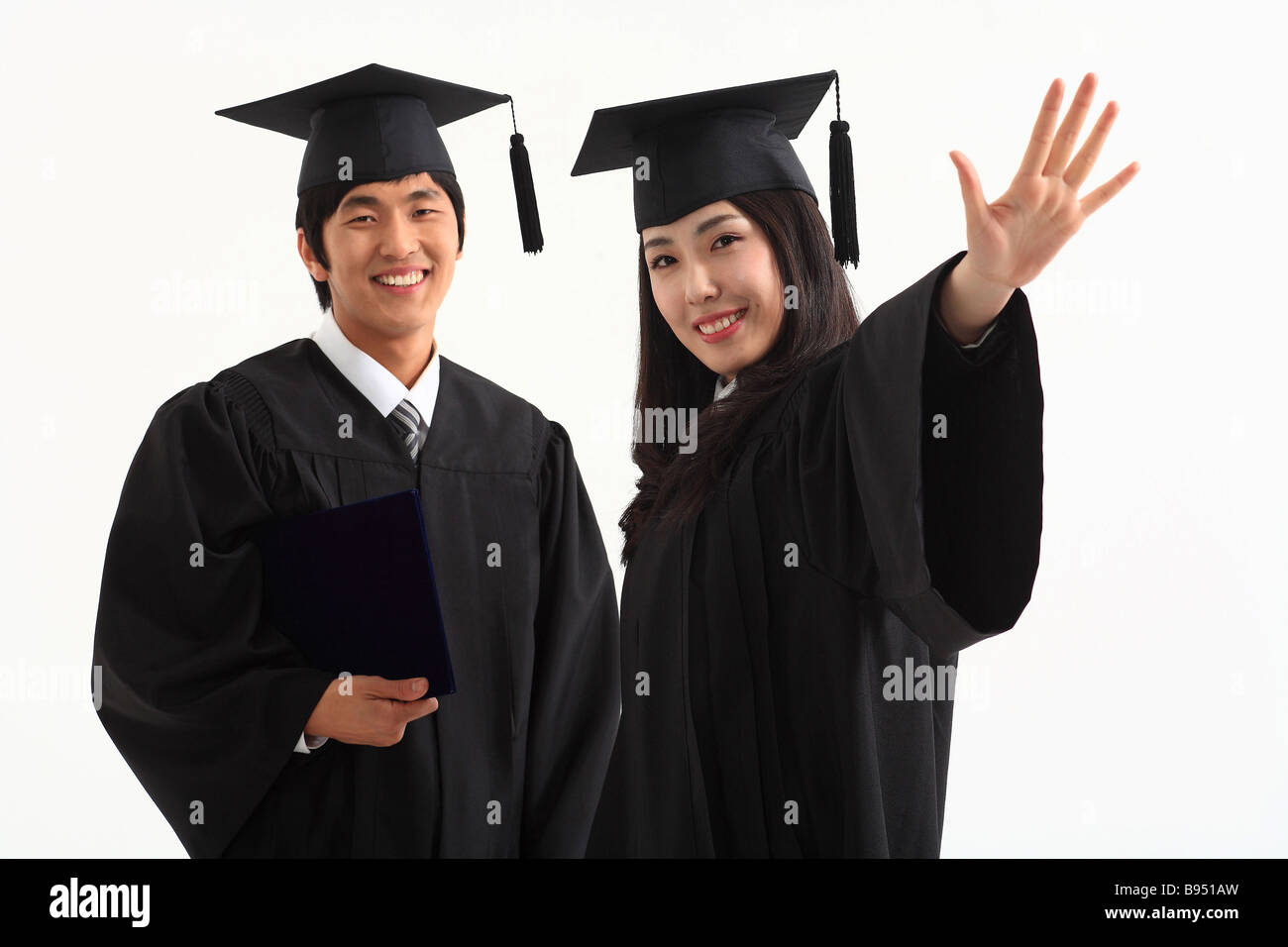 Asian Graduation People Stock Photo - Alamy