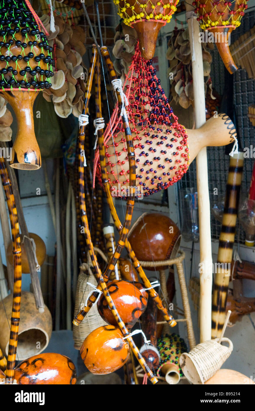 Traditional music instruments from Bahia Brazil Stock Photo - Alamy