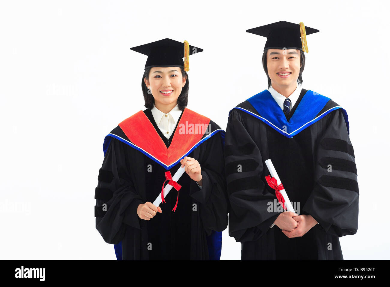 Asian Graduation People Stock Photo - Alamy
