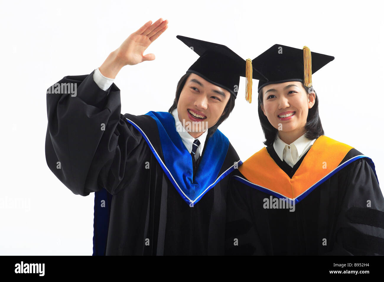 Asian Graduation People Stock Photo - Alamy